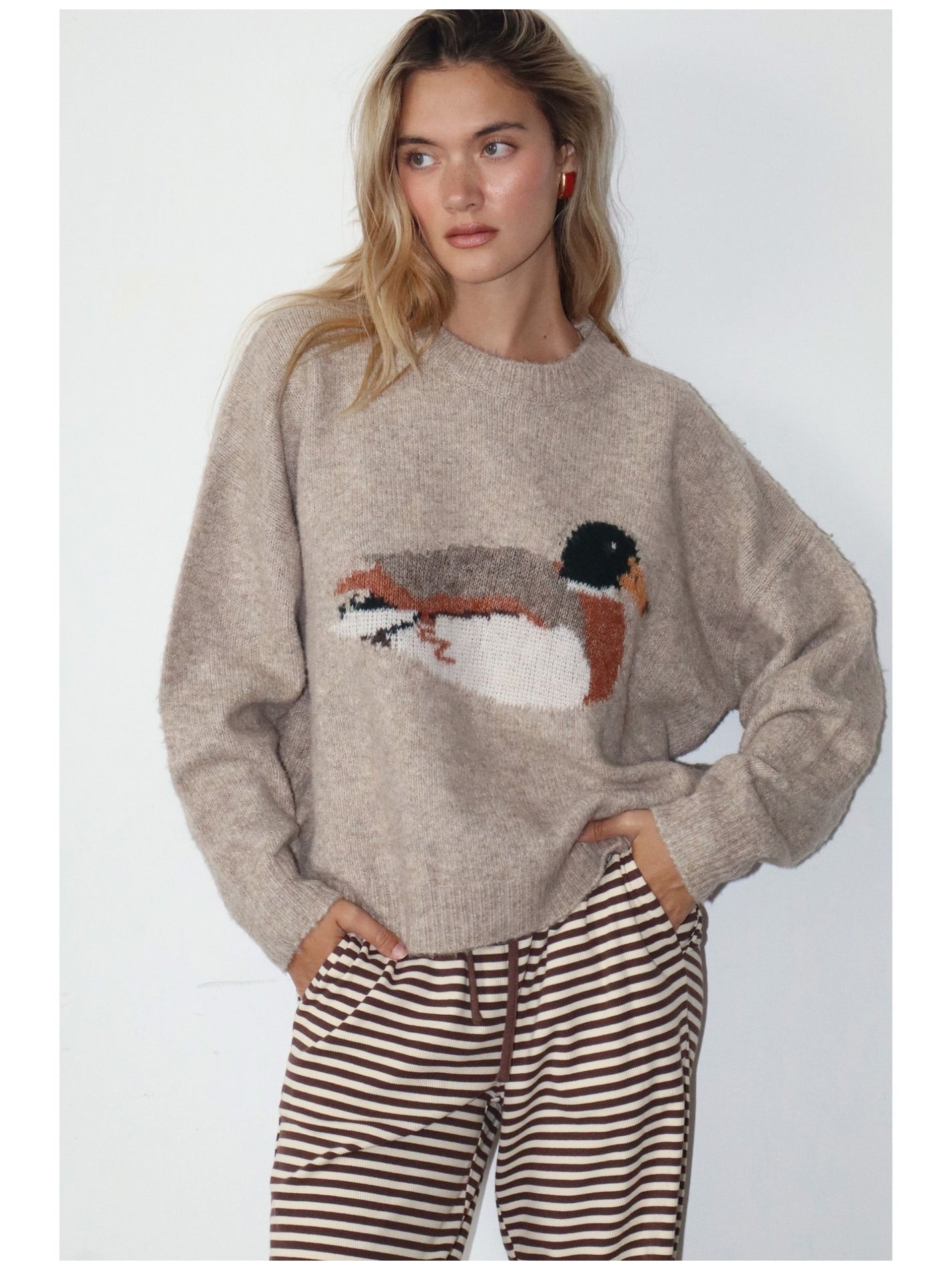 Duck Graphic Knit Sweater – The Native One
